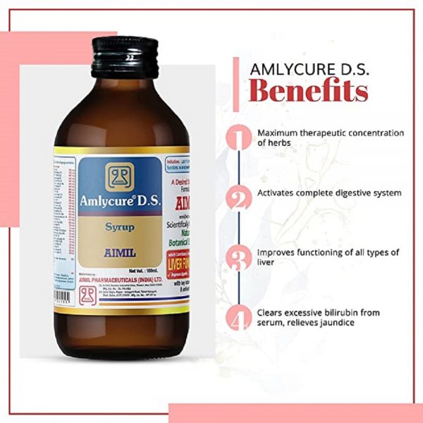 Aimil Pharmaceuticals Amlycure D.S. Syrup || Useful In Improving Liver ...