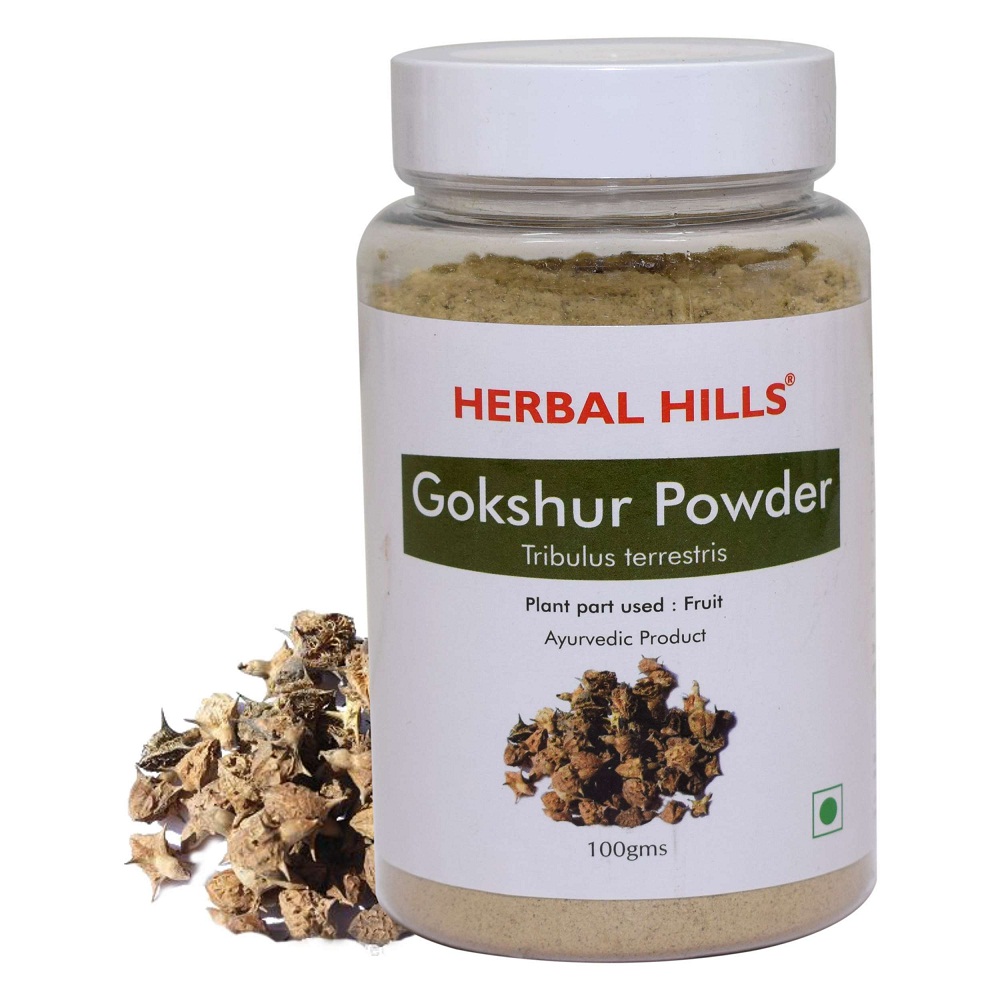 Herbal Hills Gokshur Powder || Pack of 100gm - Ayubazar
