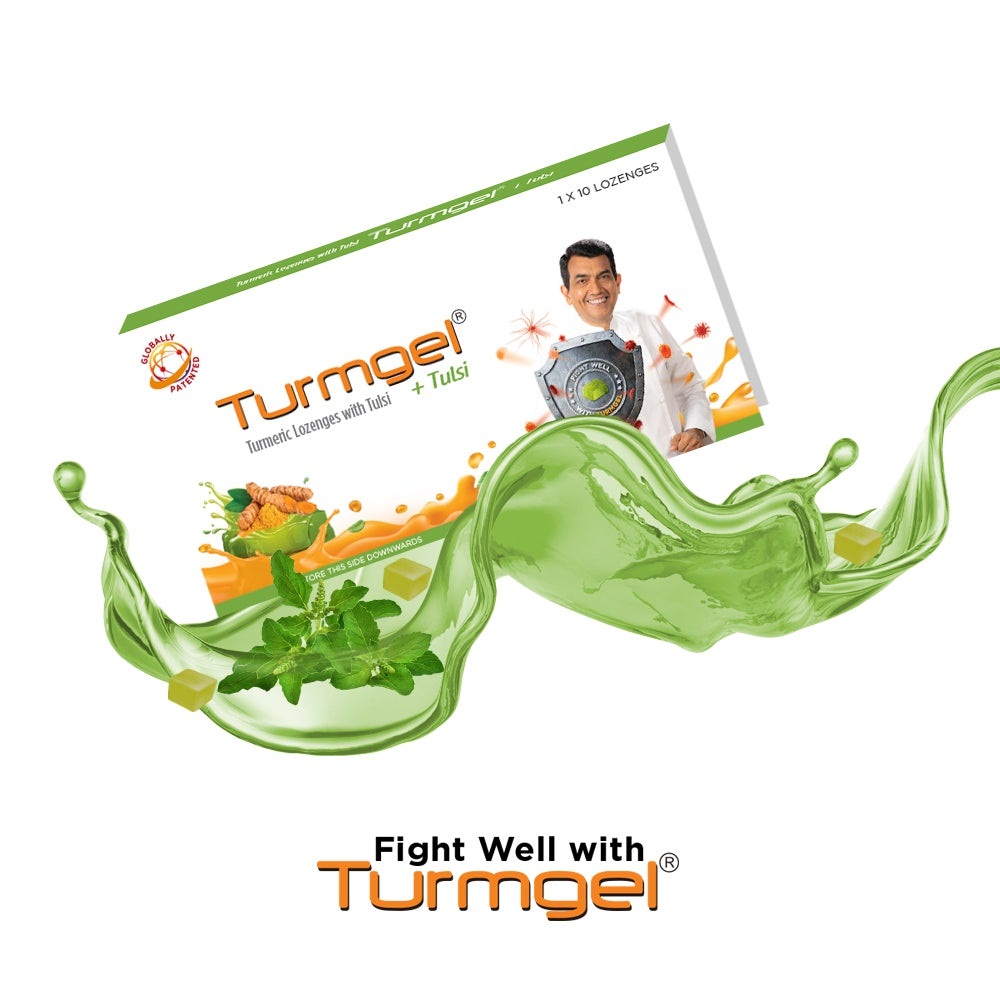 Gelnova Turmgel Tulsi || Pack of 10 Tabs || relief from cough & cold ...