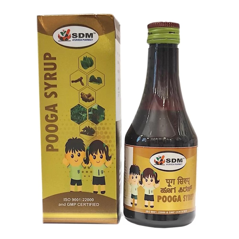 SDM Pooga Syrup -Pack of 200 Ml - Ayubazar
