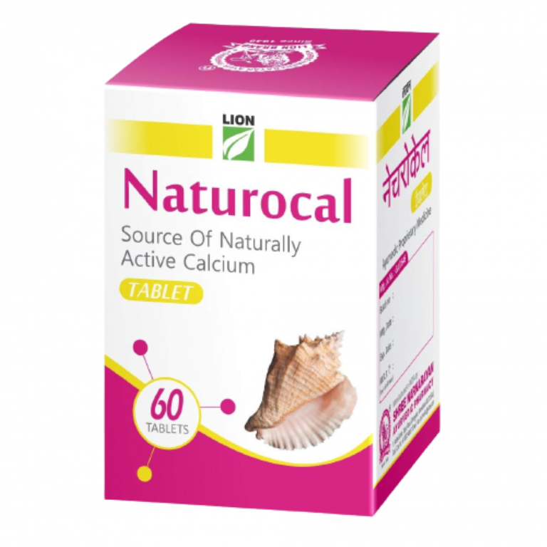 Lion Naturocal Tablet || Pack Of 60 Tabs || Useful In Natural Calcium ...