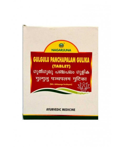 Nagarjuna Ayurveda Gulgulu Panchapalam Gulika (Tablets) | Pack of 100 ...