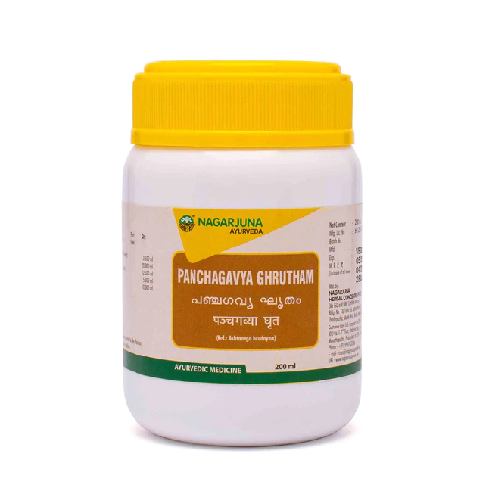 Nagarjuna Ayurveda Panchagavya Ghrutham | Pack of 200 ml | Useful in ...
