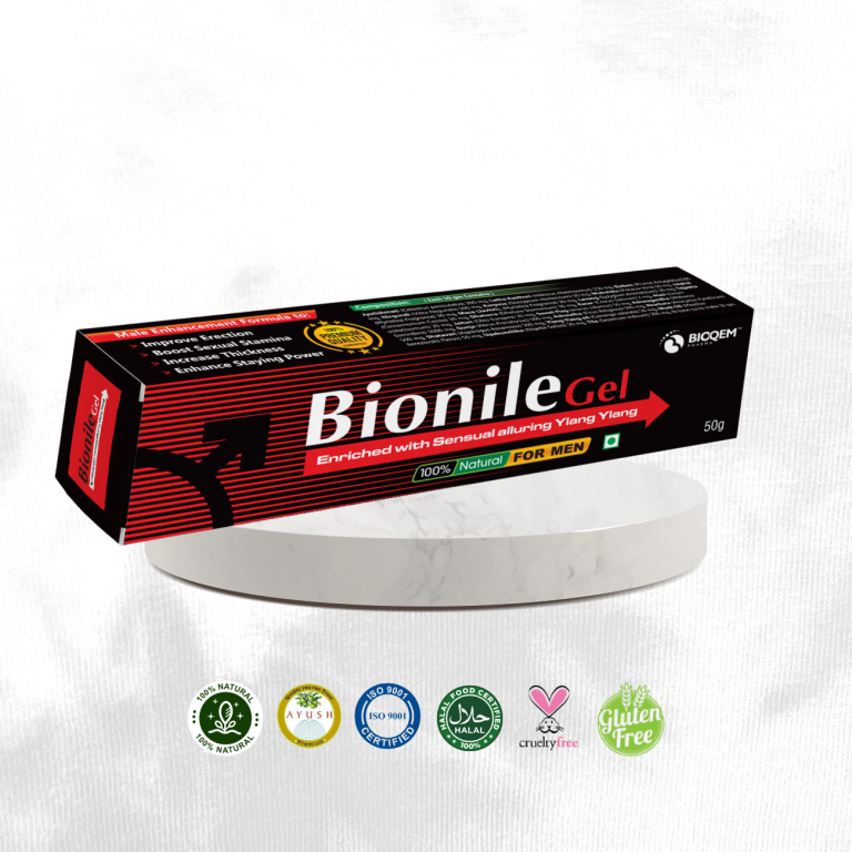 Bioqem Bionile Insta Gel || Pack Of 5 gm Gel || Improves Erection ...