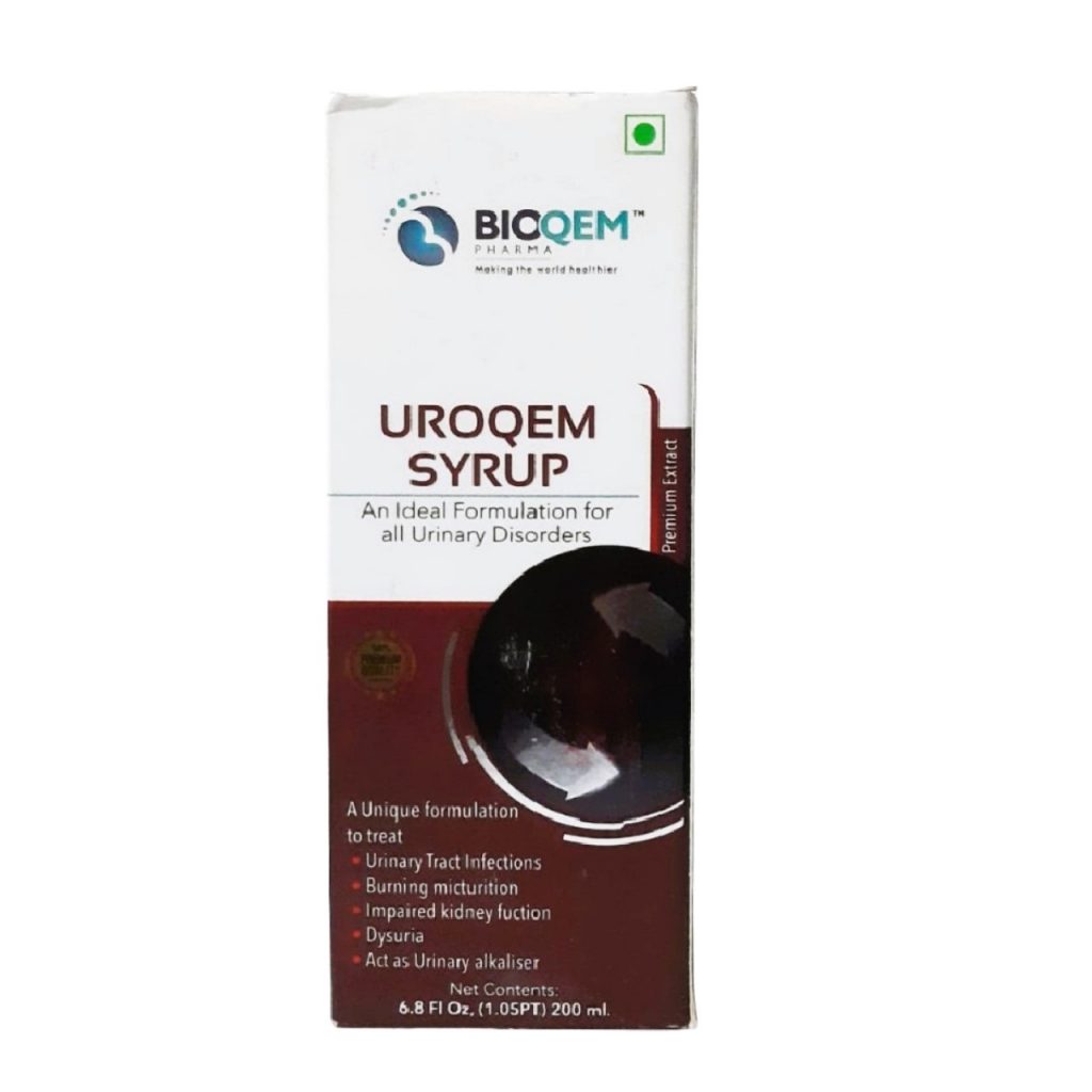 Bioqem Uroqem Syrup || Pack Of 200 ml Syrup || An Ideal Formulation For ...