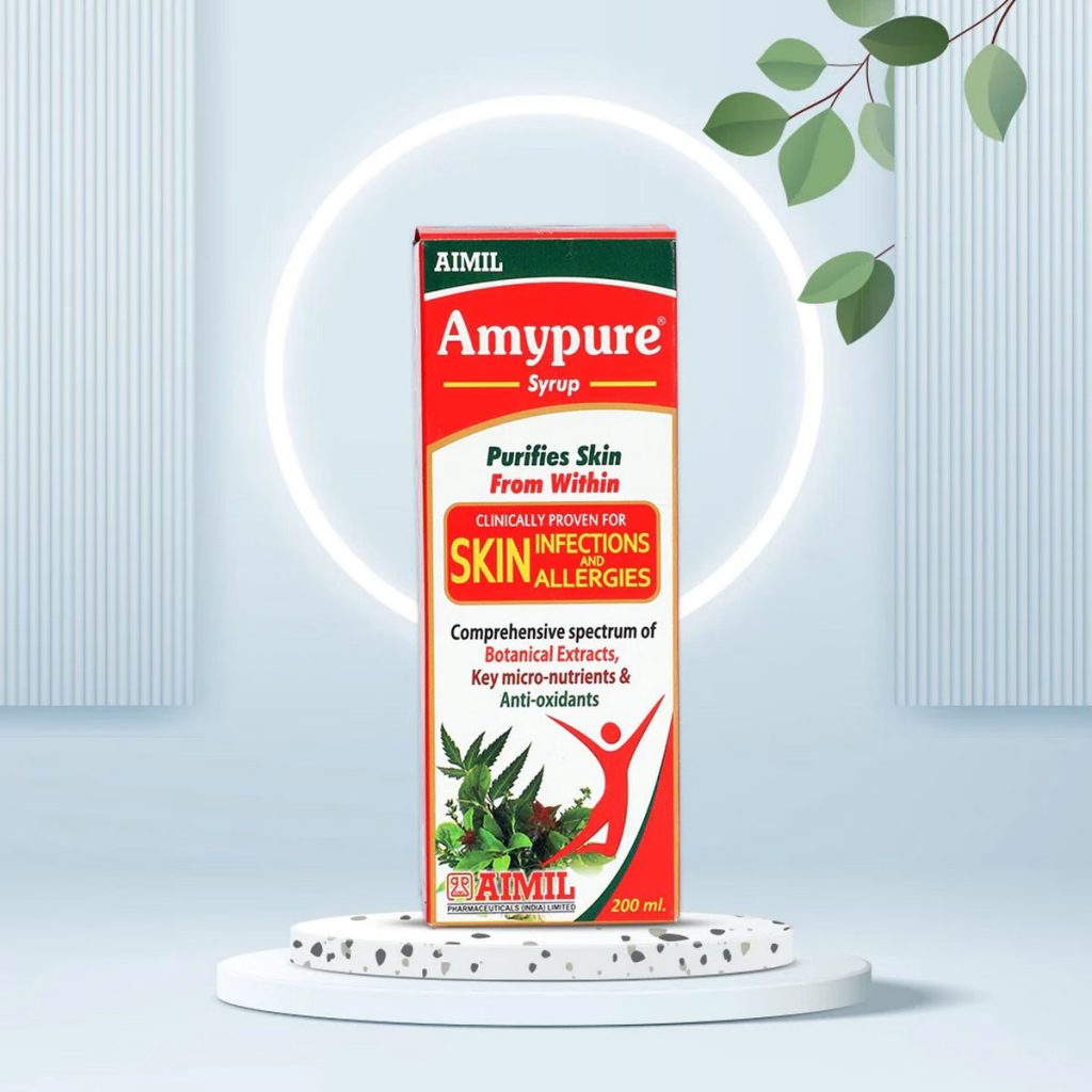 Aimil Amypure Syrup – Useful For Skin Problems
