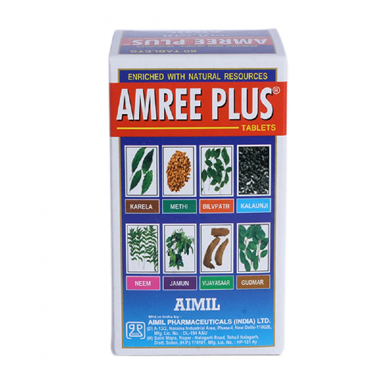 Aimil Pharmaceuticals Amree Plus Tablet || Pack Of 60 Tabs || Useful In ...