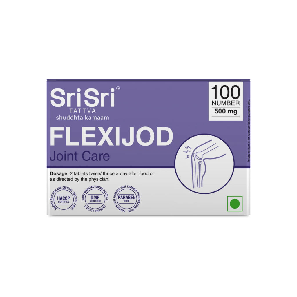 Sri Sri Flexijod Tablets – Useful In Joint Health