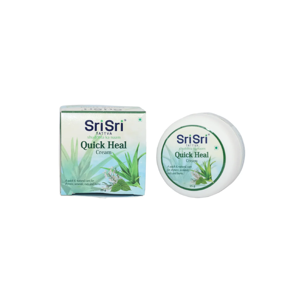 Sri Sri Quick Heal Cream – Useful In Healing Burns
