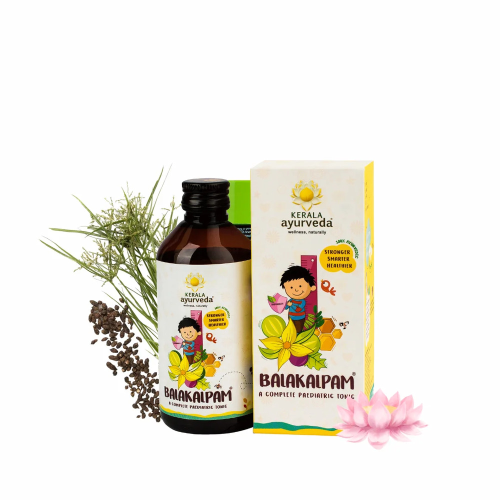 Kerala Ayurveda Balakalpam Syrup | Pack Of 200 Ml | Improves Appetite ...