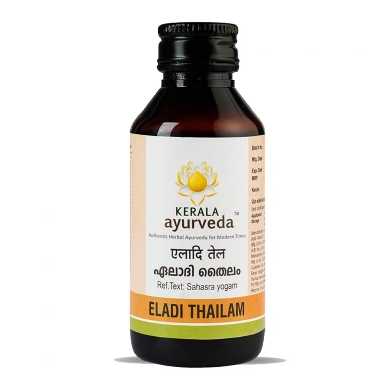 Kerala Ayurveda Eladi Thailam | Pack Of 100 Ml | Provides Relief From ...