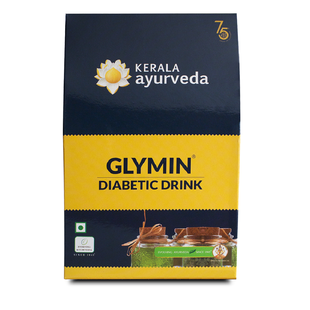 Kerala Ayurveda Glymin Diabetic Drink | Pack Of 50 Gm | Helps Prevent ...