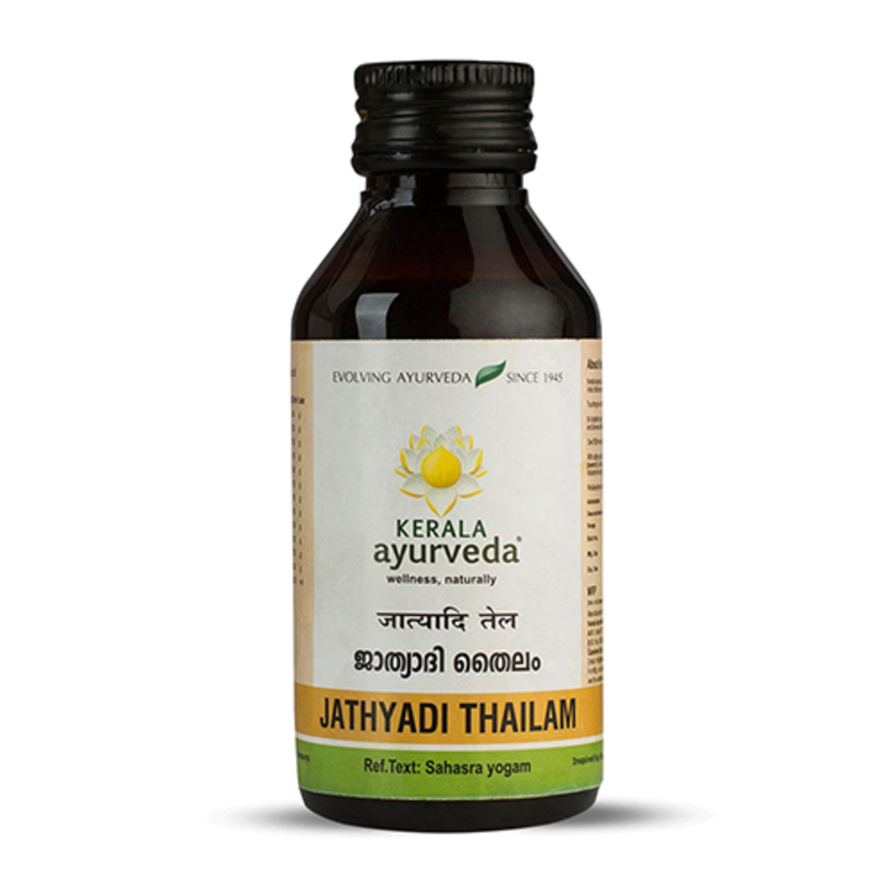 Kerala Ayurveda Jathyadi Thailam | Pack Of 100 Ml | Used For Quick ...