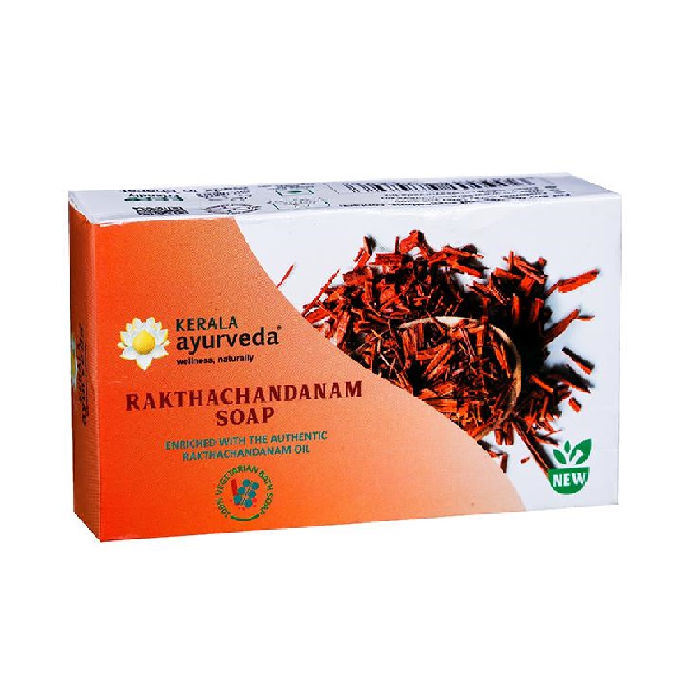 Kerala Ayurveda Rakthachandanam Herbal Soap | Pack Of 75 Gm ...