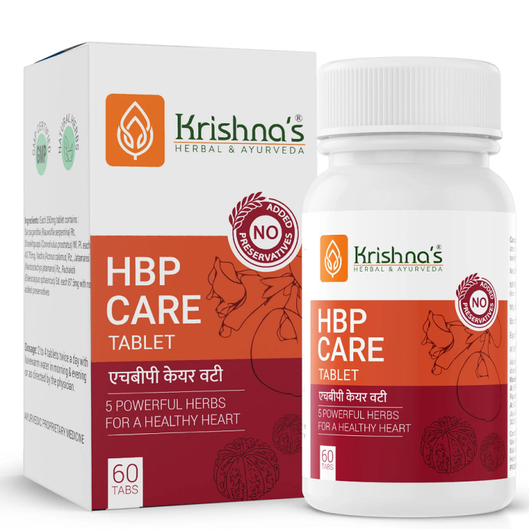 Krishna'S Hbp Care Tablet – Useful In Blood Pressure