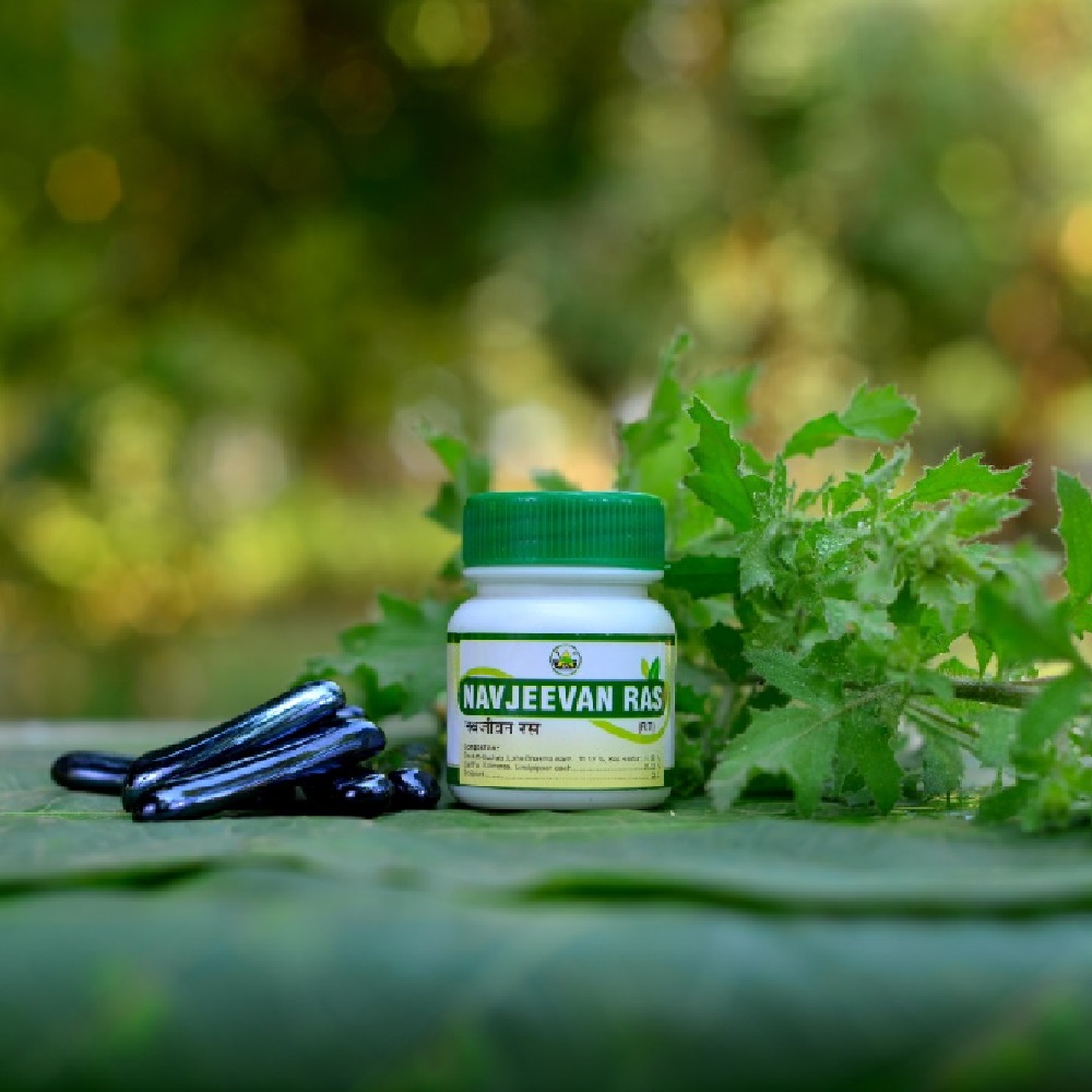 Shree Akshar Navjeevan Ras Tablet | Rejuvenate Your Body And Promote Longevity - Ayubazar