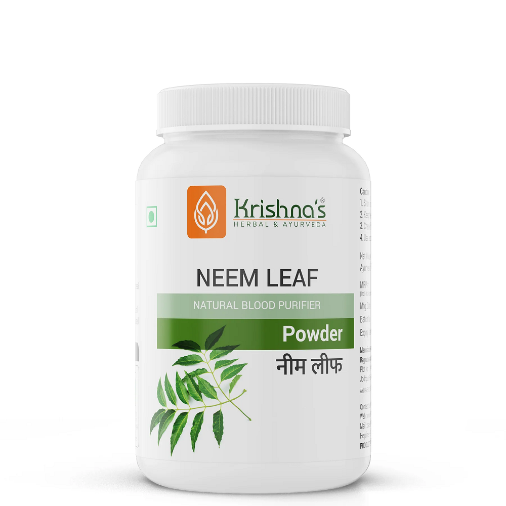 Krishna's Neem Leaf Powder || Pack Of 100 Gms || Useful In Skin Care ...