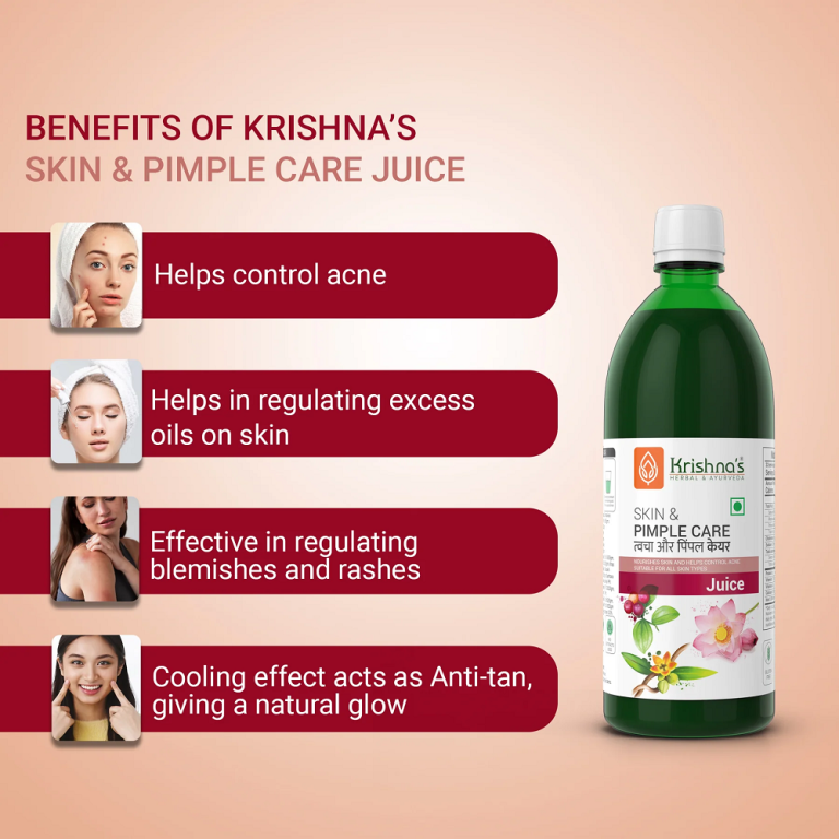 Krishna'S Skin & Pimple Care Juice – Useful In Skin Health