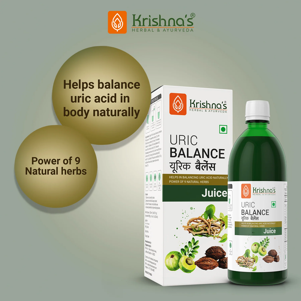 Krishna's Uric Balance Juice || Pack Of 1000 Ml || Useful In Balancing ...