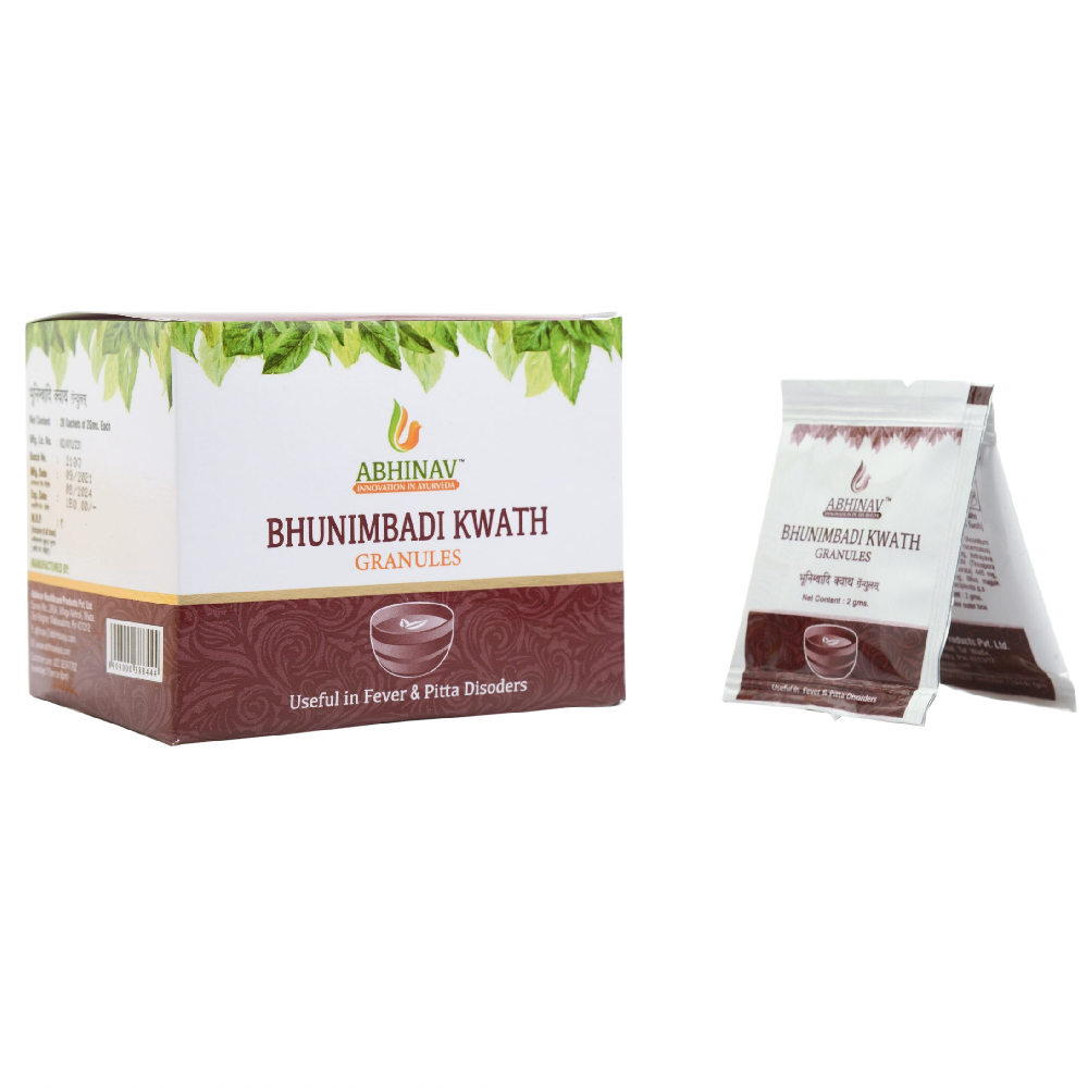 Abhinav Bhunimbadi Kwath Granules - Useful For Gastric Relief